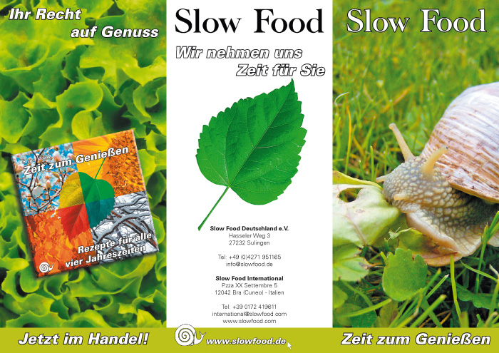 Grafik & Design - Slow Food